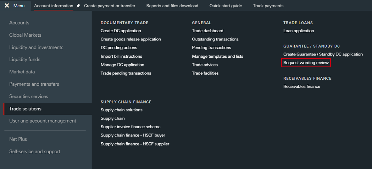 Trade solutions: the Wording Collaboration Tool