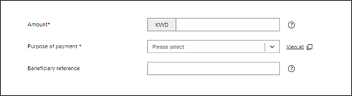 Purpose of Payment codes required for payments debiting Kuwait accounts ...